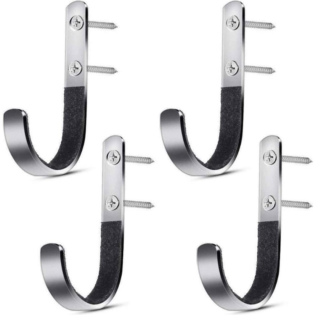 RALSPEC 4 x Padded Rifle Wall Mounting Hooks Brackets Gun Rack Cabinet ...