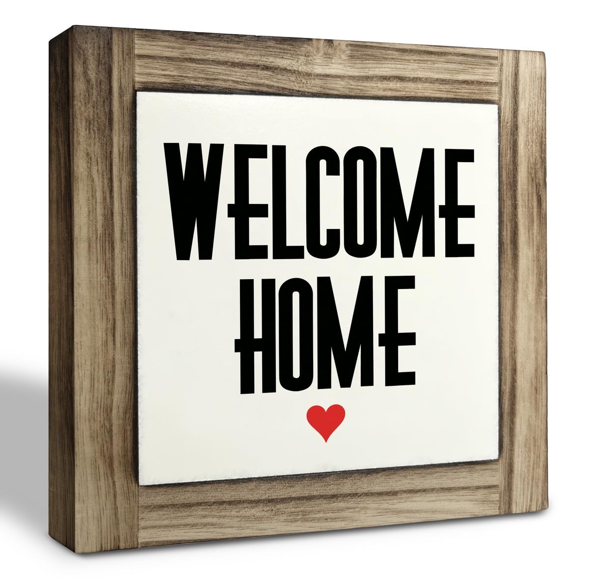 Amazon.com: Inspirational Wood Signs, Welcome Home, Box Wood Plaques ...
