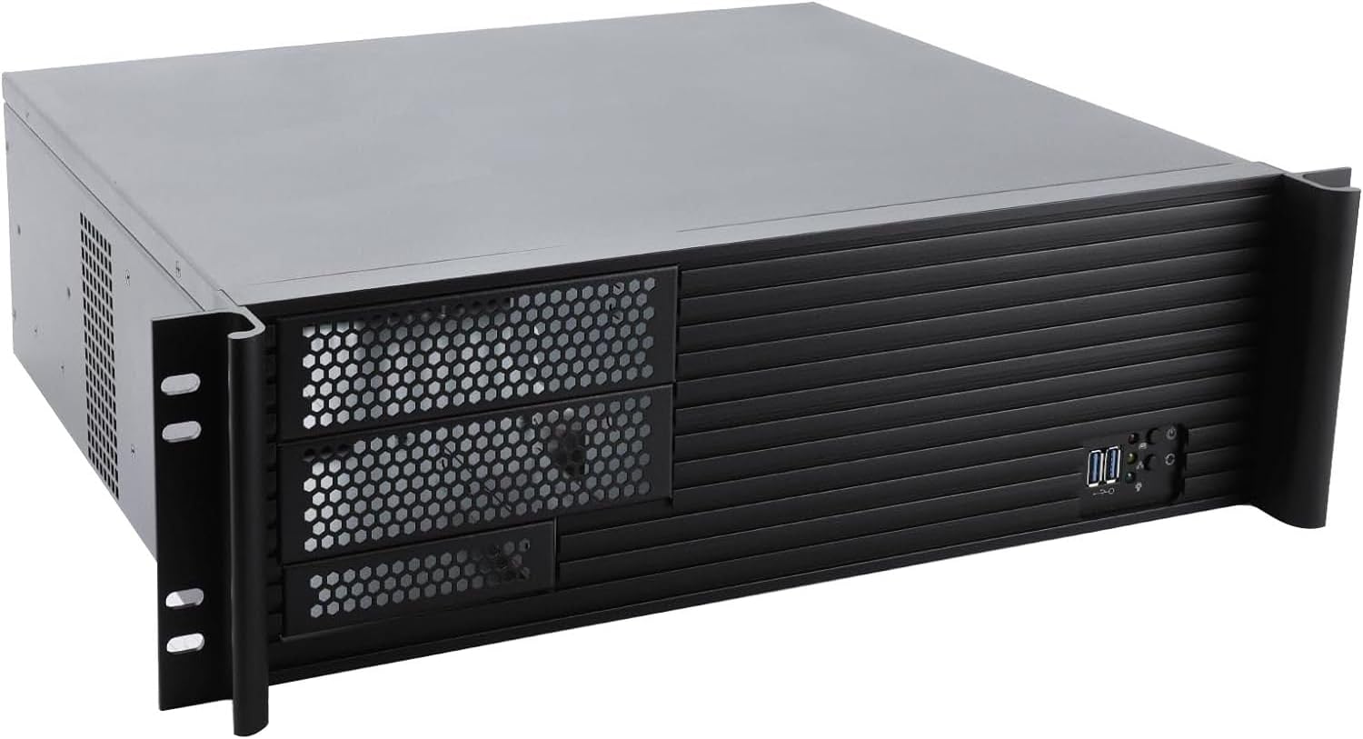 Amazon.com: Thundcase 3U MATX rackmount Server Chassis Micro ATX/Mini ...