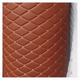 Amazon.com: Diamond Quilted Foam Faux Leather Vinyl Fabric Upgraded Non ...