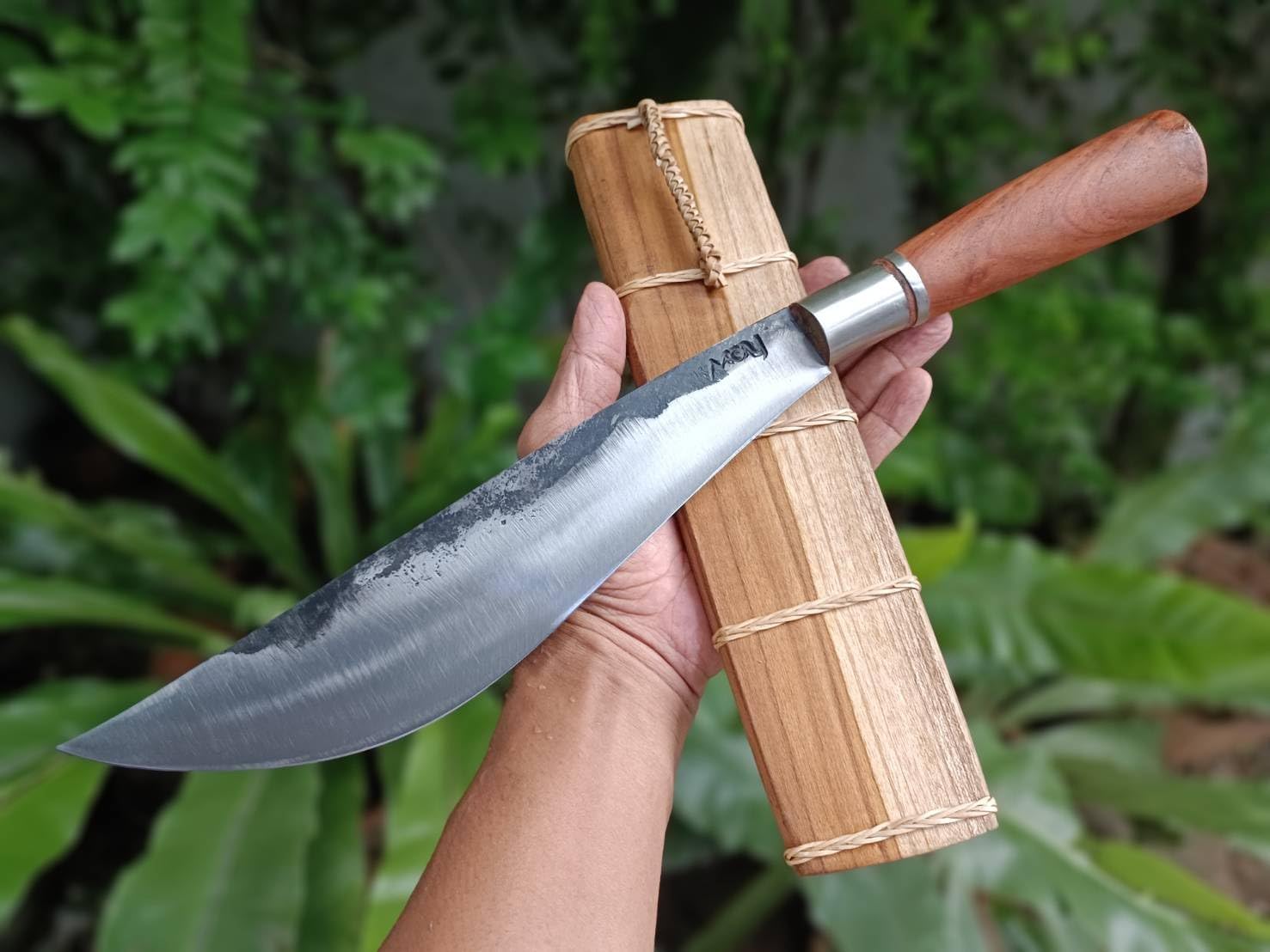 Amazon.com : Thailand custom knife (E-nep), Camping knife, Machete, Kukri, 10.5" SUP9 blade ...