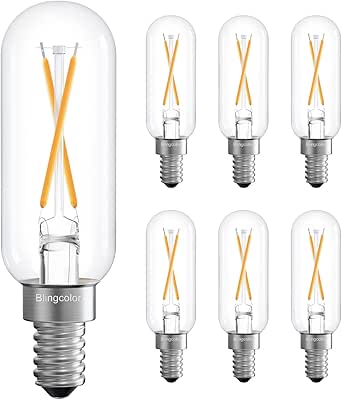 Blingcolor dimmable Retro LED Filament Bulb, 25W Equivalent (2W), 2700K ...