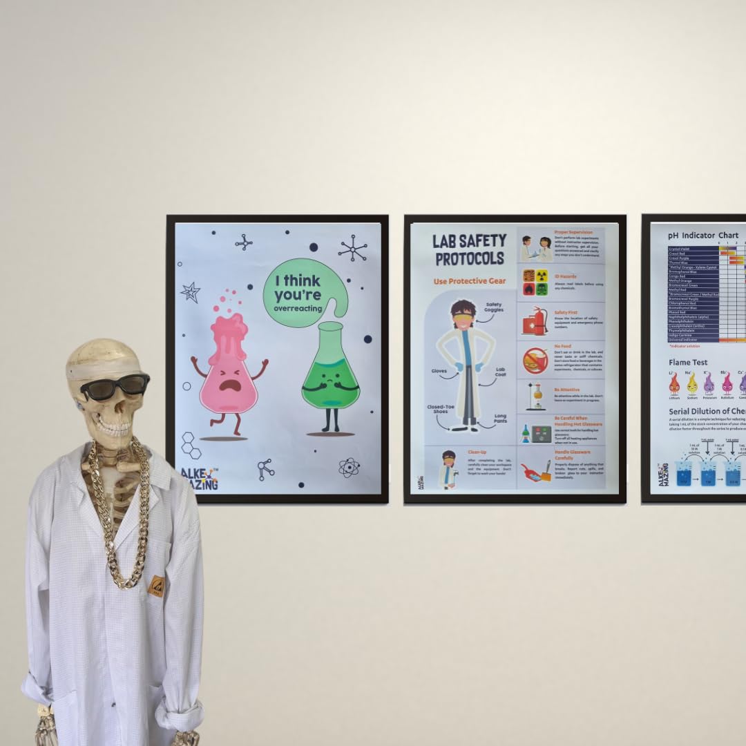 Snapklik.com : ALKEMAZING 5PCS Chemistry Classroom Posters Set 16"x20 ...