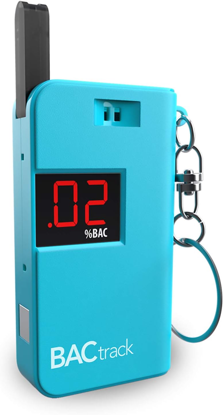 Amazon.com: BACtrack Keychain Breathalyzer (Blue) | Ultra-Portable ...
