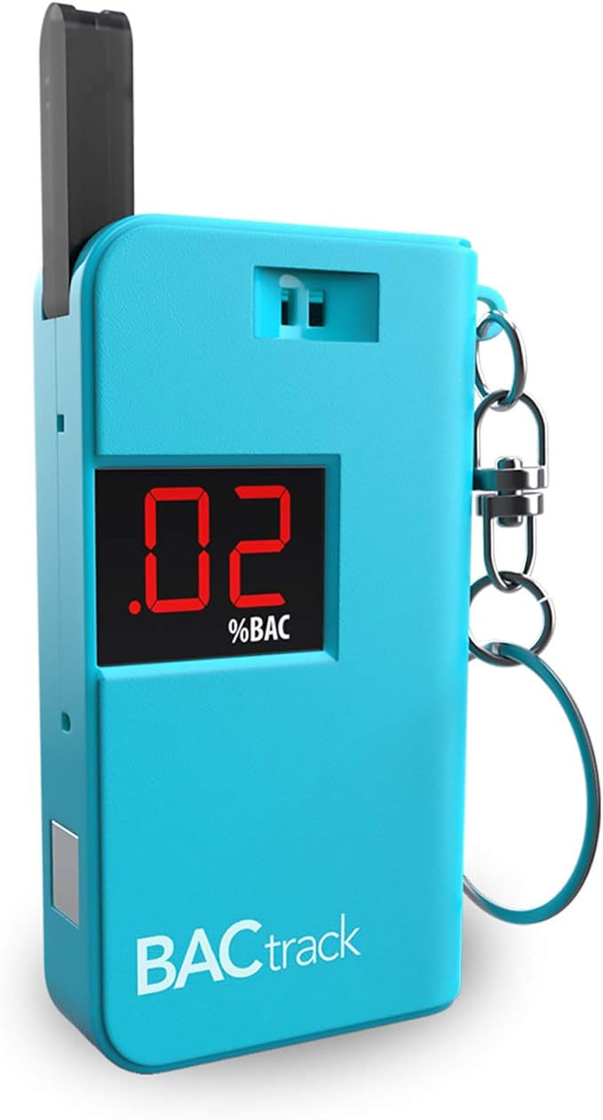 Amazon.com: BACtrack Keychain Breathalyzer (Blue) | Ultra-Portable ...
