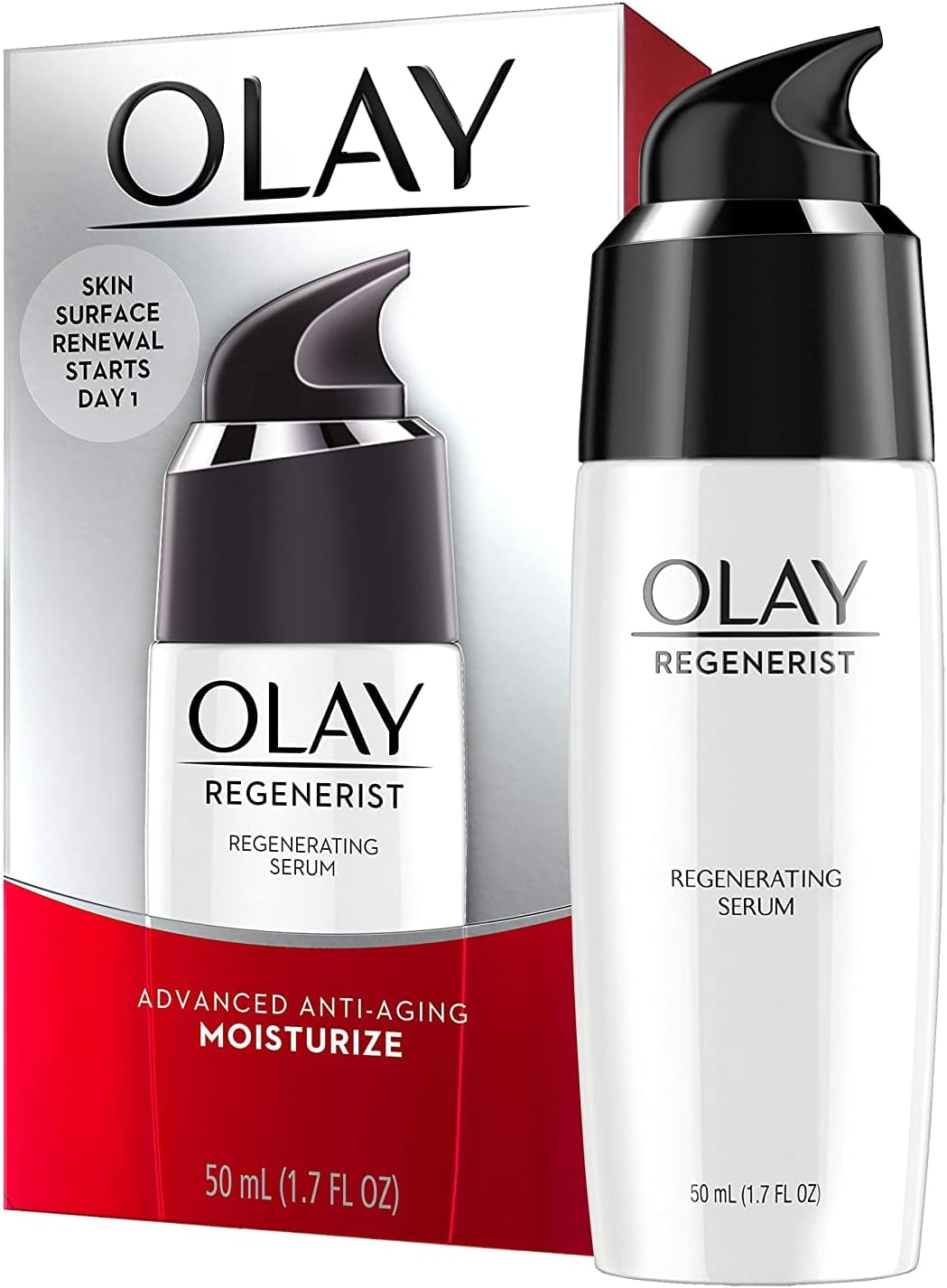 Amazon.com: OLAY Regenerist Regenerating Serum 1.7 oz : Beauty ...