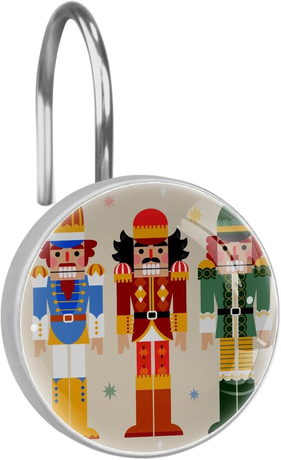 Amazon.com: Christmas Nutcrackers Collection Shower Curtain Decorative ...