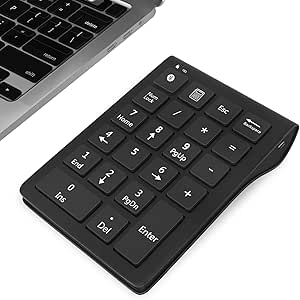 Amazon.com: Foloda Bluetooth Numeric Keypad: 22 Keys Wired Wireless ...