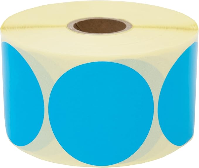 Prolac Markierungspunkte – 1000 Stück Bunte Klebepunkte auf Rolle ...