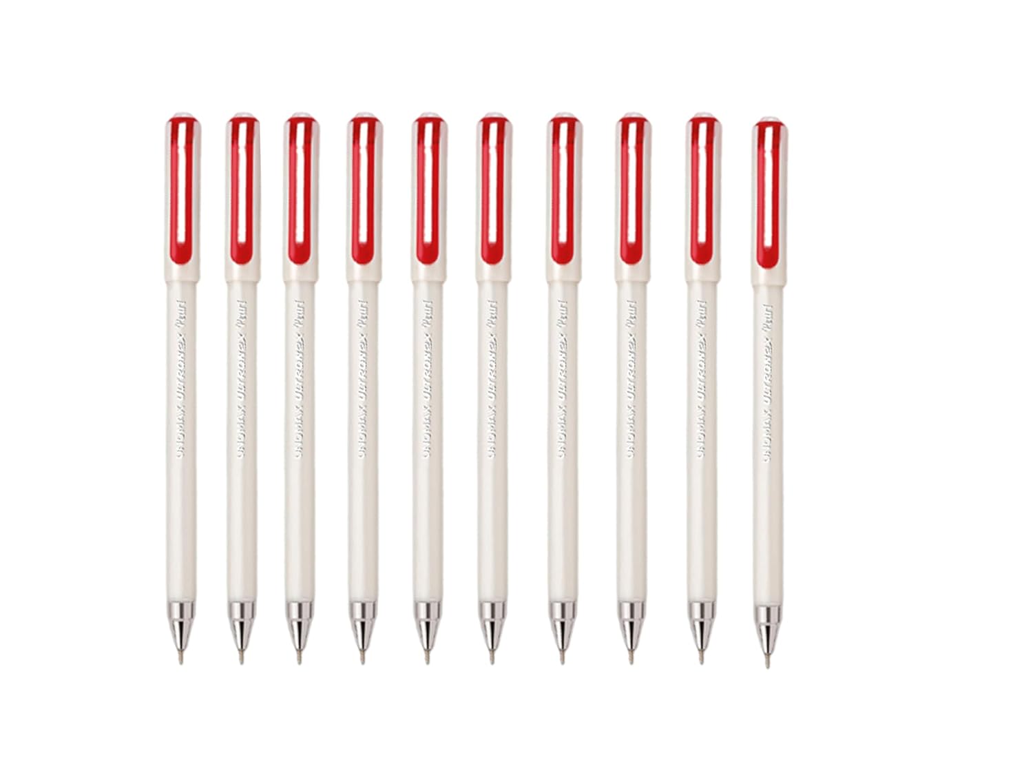 Unomax Ultron 2X PEARL Ball Pen (Pack Of 40 Pens) (Red Ink) : Amazon.in ...
