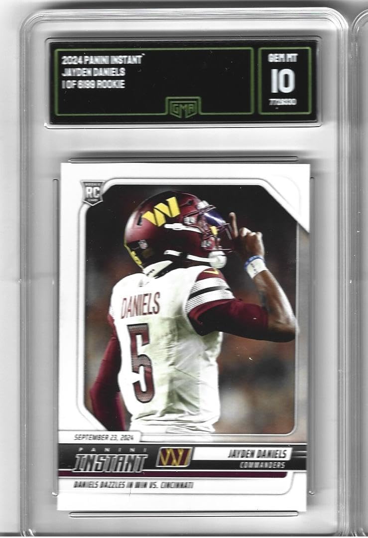Amazon.com: Graded Gem Mint 10 Jayden Daniels 2024 Panini Instant ...