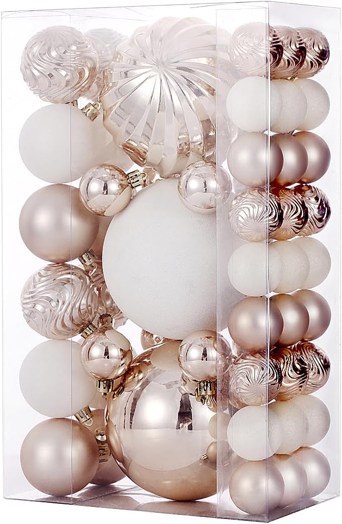 Amazon.com: Christmas Ball Ornaments for Xmas Decorations,50 pcs ...
