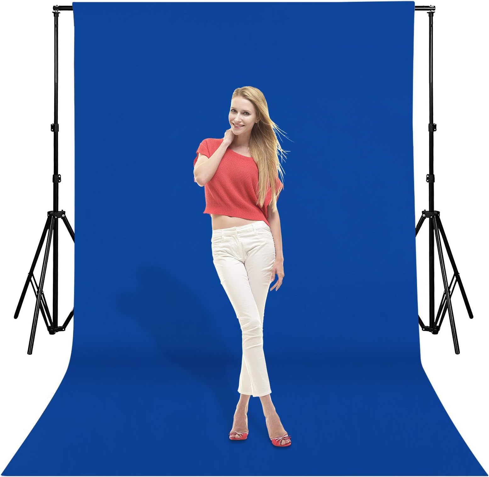 Amazon.com : Aimosen 10X7 FT Royal Blue Screen Backdrop for Photography ...