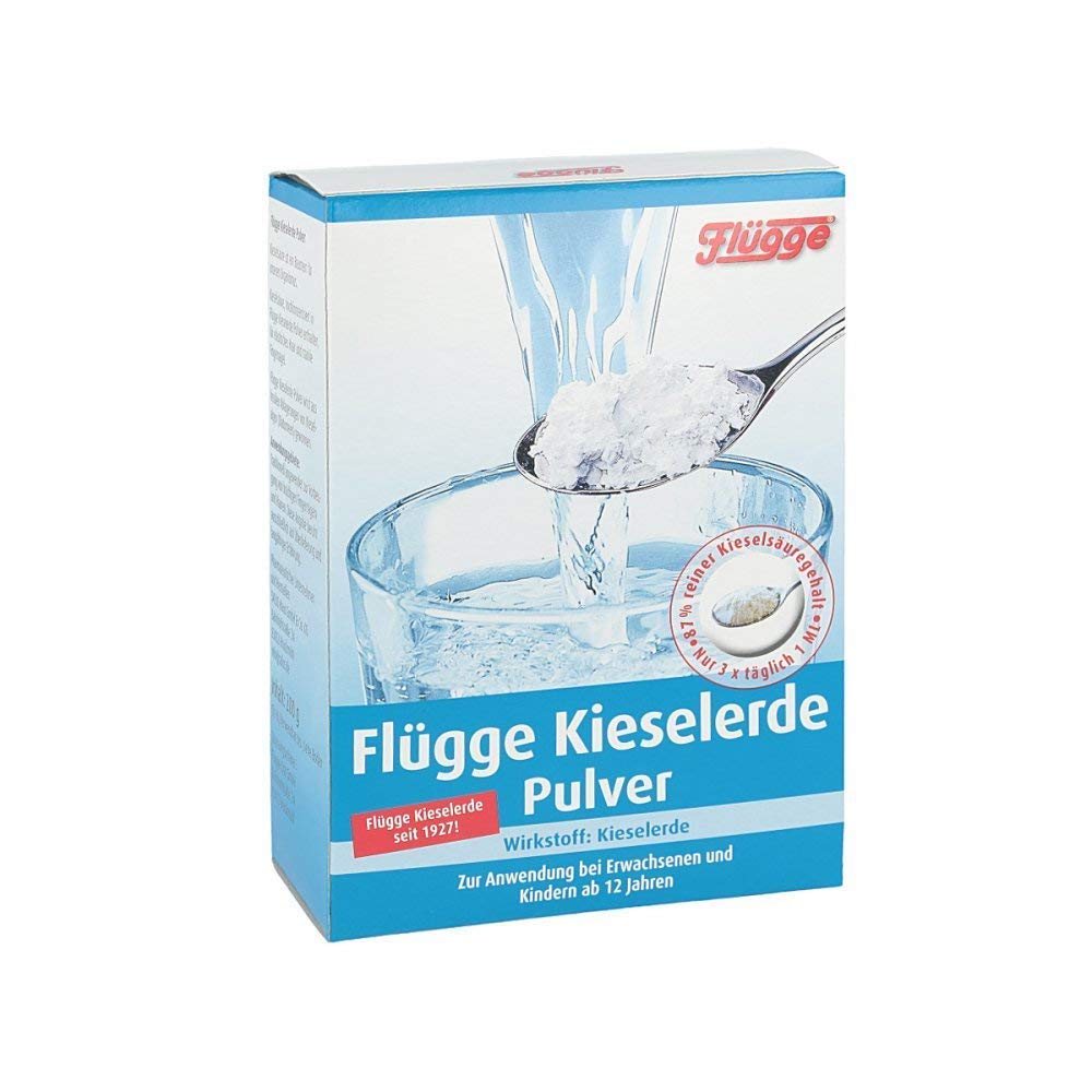 FLÜGGE Kieselerde Pulver 200 g : Amazon.de: Drogerie & Körperpflege