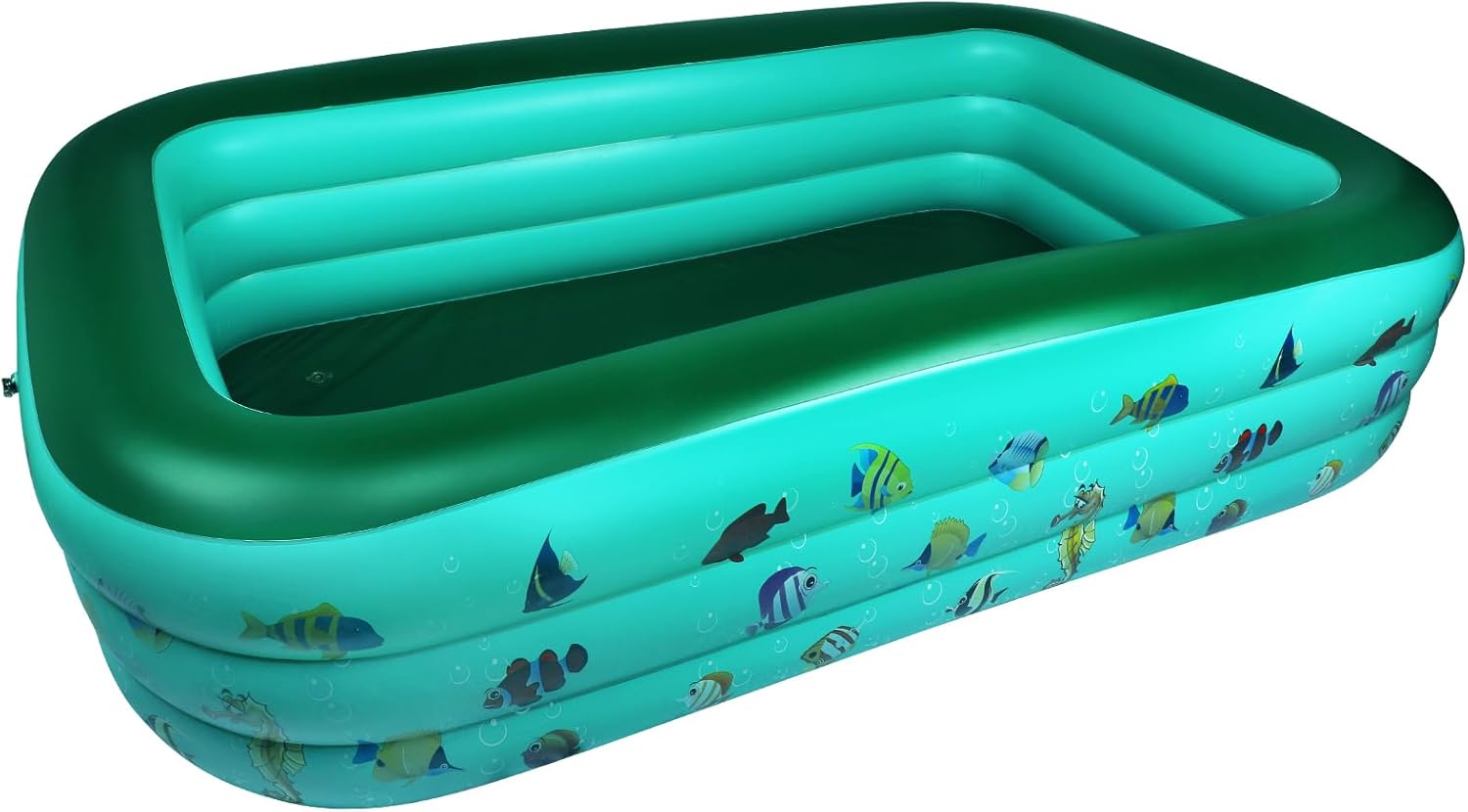 CACSPS Inflatable Swimming Pools, 99" X 63" X 20"Full-Size Inflatable ...