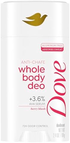 Amazon.com : Dove Whole Body Deo Aluminum Free Anti-Chafe Deodorant ...
