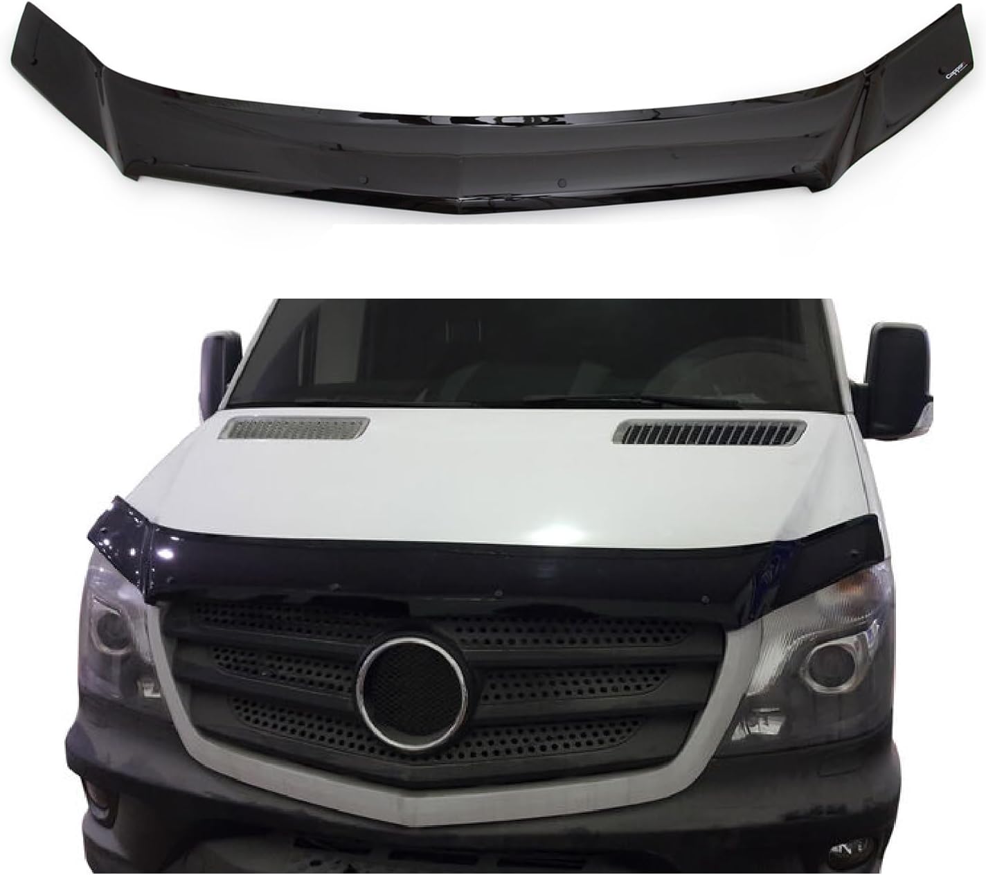 Amazon.com: BMY Hood Deflector/Front Bug Shield Compatible for Mercedes ...