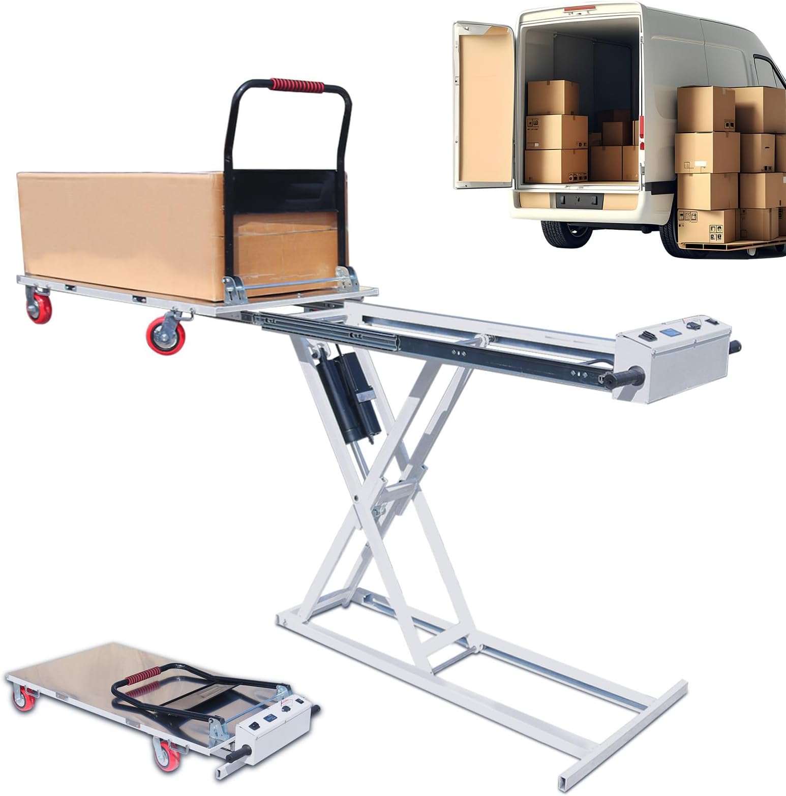 Amazon.com: WEIMILOR Hydraulic Lift Cart,Hydraulic Lift Table Cart ...
