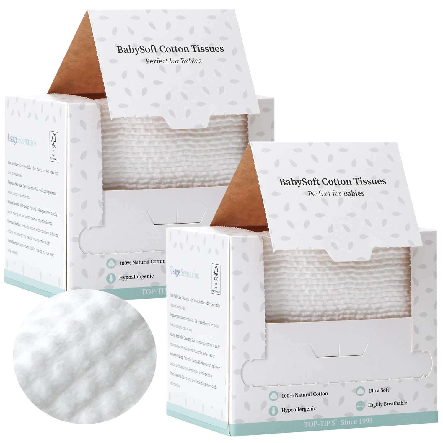 Amazon.com: Disposable Face Towel, 100% Cotton, Soft & Skin Friendly ...