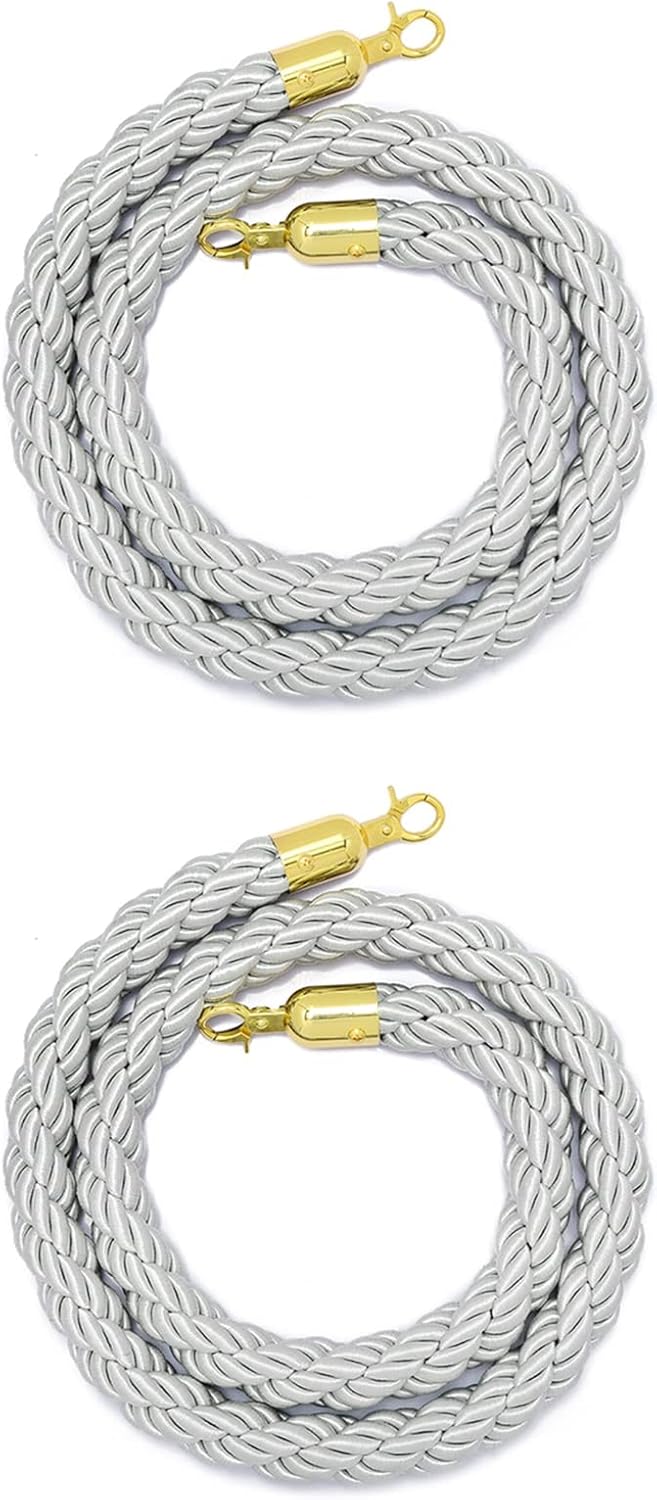 Amazon.co.jp: Braided Hemp Rope Barrier Indoor Outdoor Entrance Crowd ...