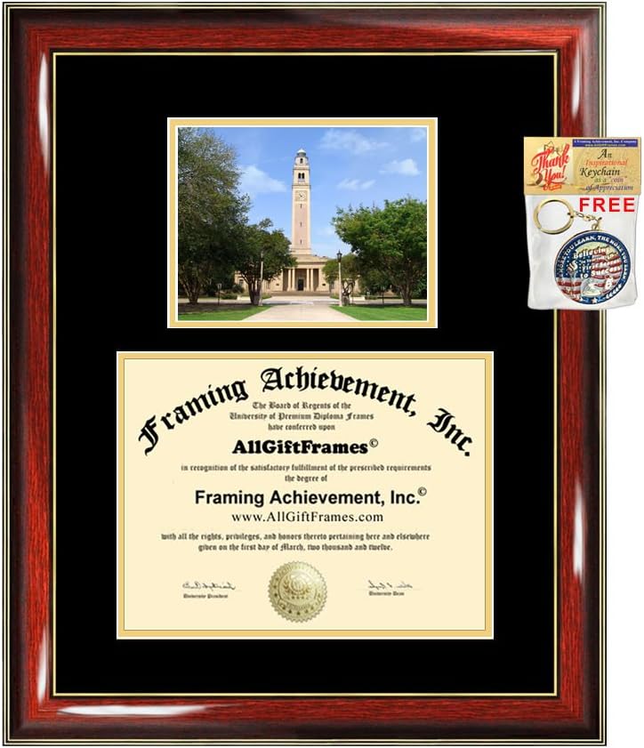 Amazon.com - AllGiftFrames Louisiana State University Diploma Frame ...