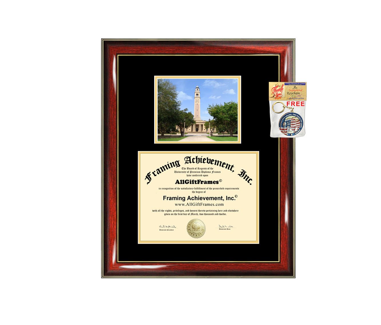 Amazon.com - AllGiftFrames Louisiana State University Diploma Frame ...