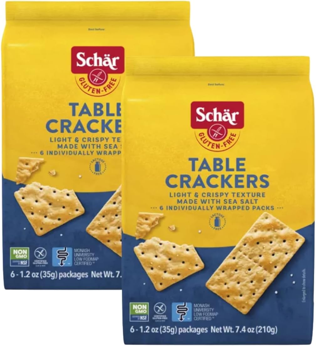 Amazon.com: Schar Rosemary Table Crackers, Gluten Free & Non-GMO, 7.4 ...