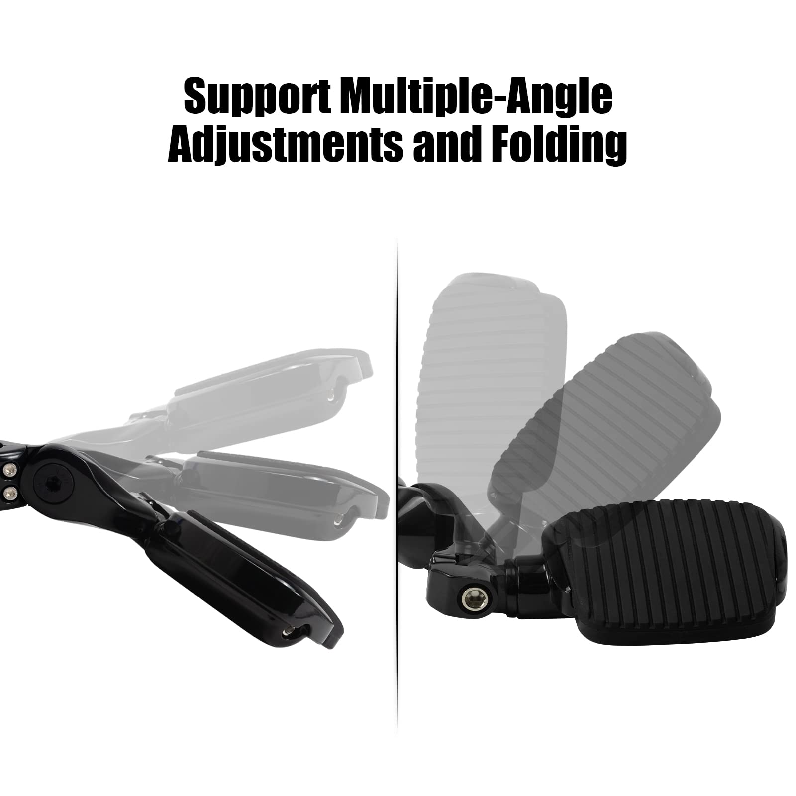Snapklik.com : 1.25" Short Angled Adjustable Motorcycle Mini Board Kit ...