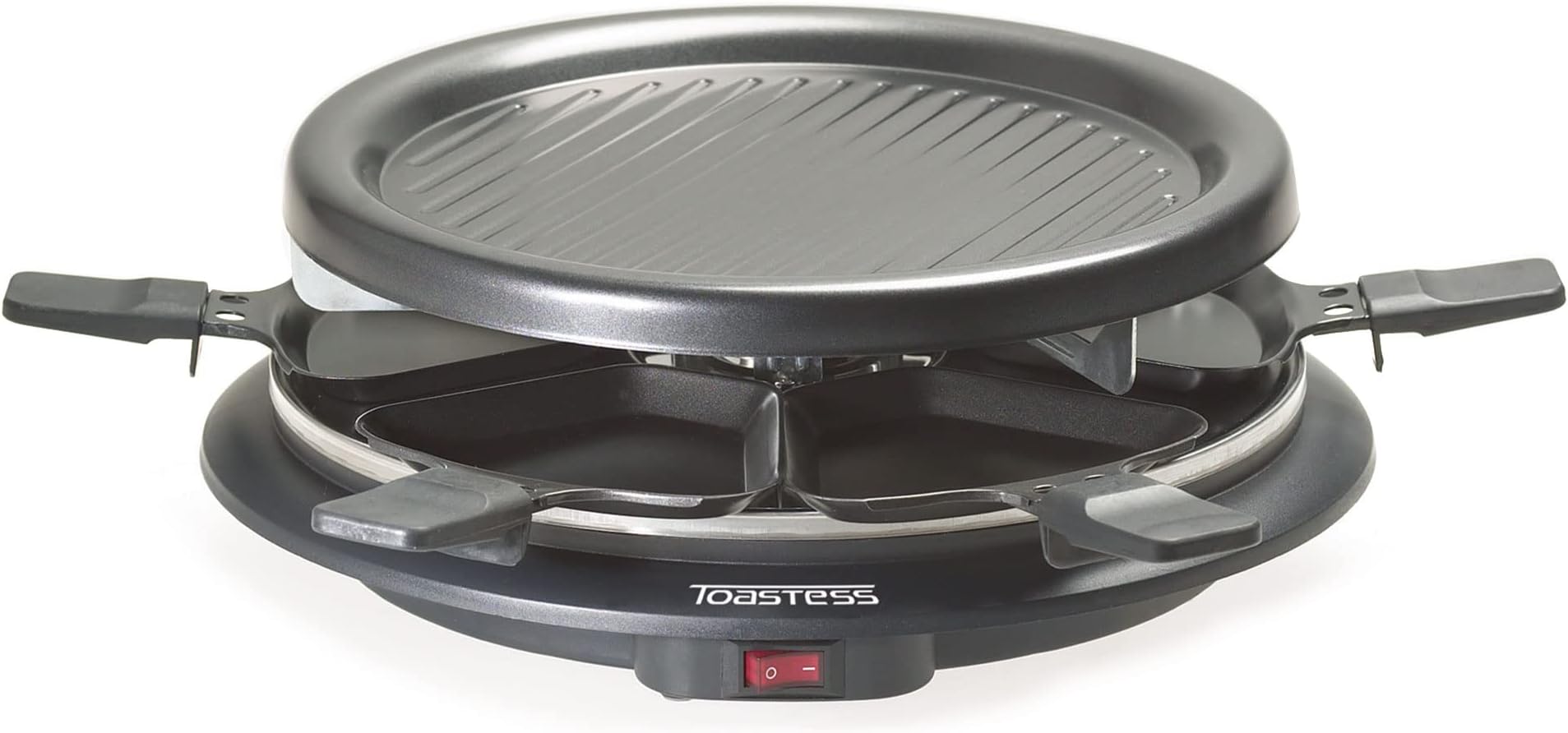 Amazon.com: King of Raclette 2 IN 1 ROUND Party BBQ Grill with ...