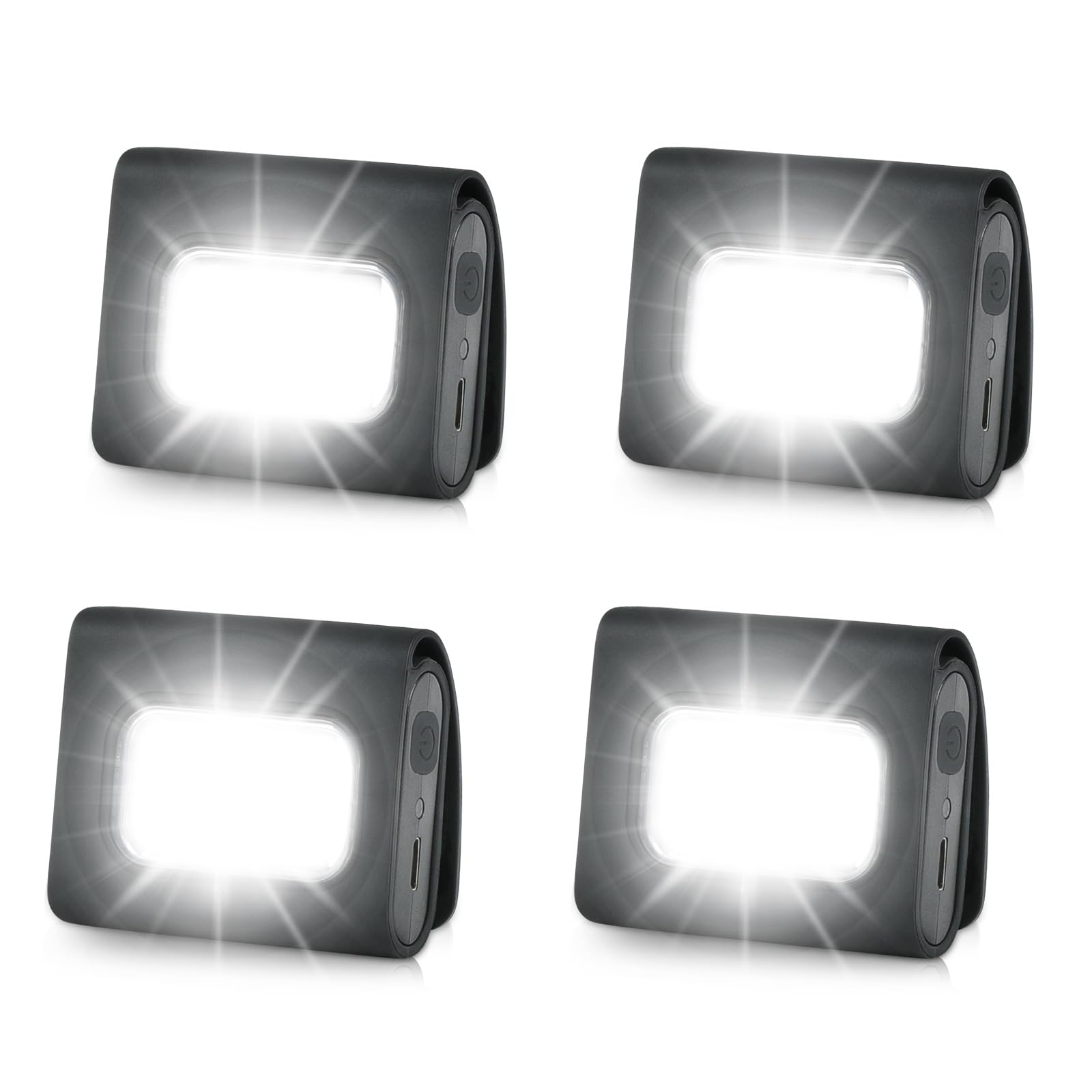 Amazon.com: GOANDO Running Lights 4 Pack Safety Jogging LED Light for ...