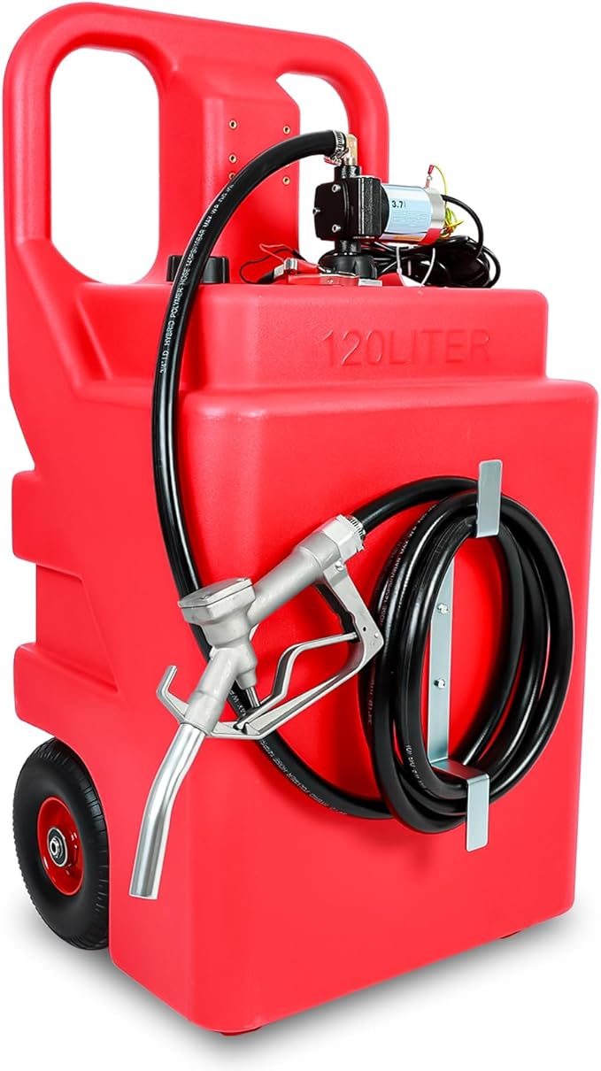 Amazon.com: Portable Fuel Tank Caddy,32 Gallon portable fuel tank with ...