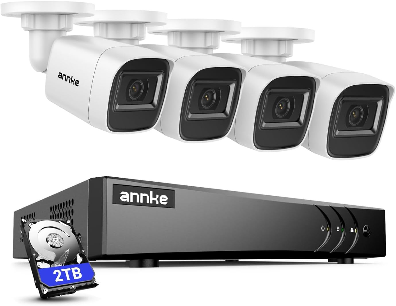 Amazon.com : ANNKE 2MP Security Camera System, 8 Channel 3K Lite DVR ...