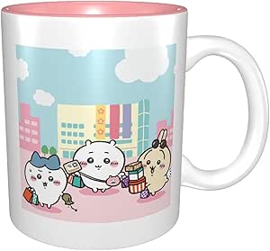 Amazon.co.jp: Chiikawa Ceramic Coffee Mug, Coffee Mug, Heat Resistant ...