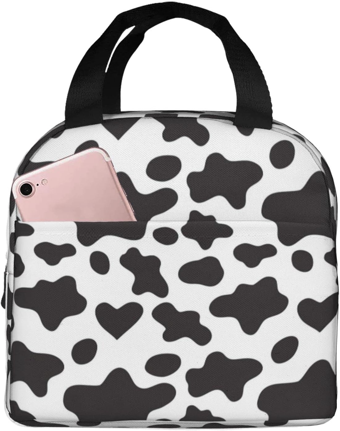 Amazon.com: CIOAHYRA Cow Print Lunch Bag for Women Men Insulated with ...