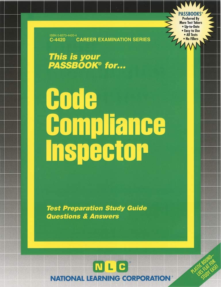 Buy Code Compliance Inspector: Passbooks Study Guide Book Online at Low ...
