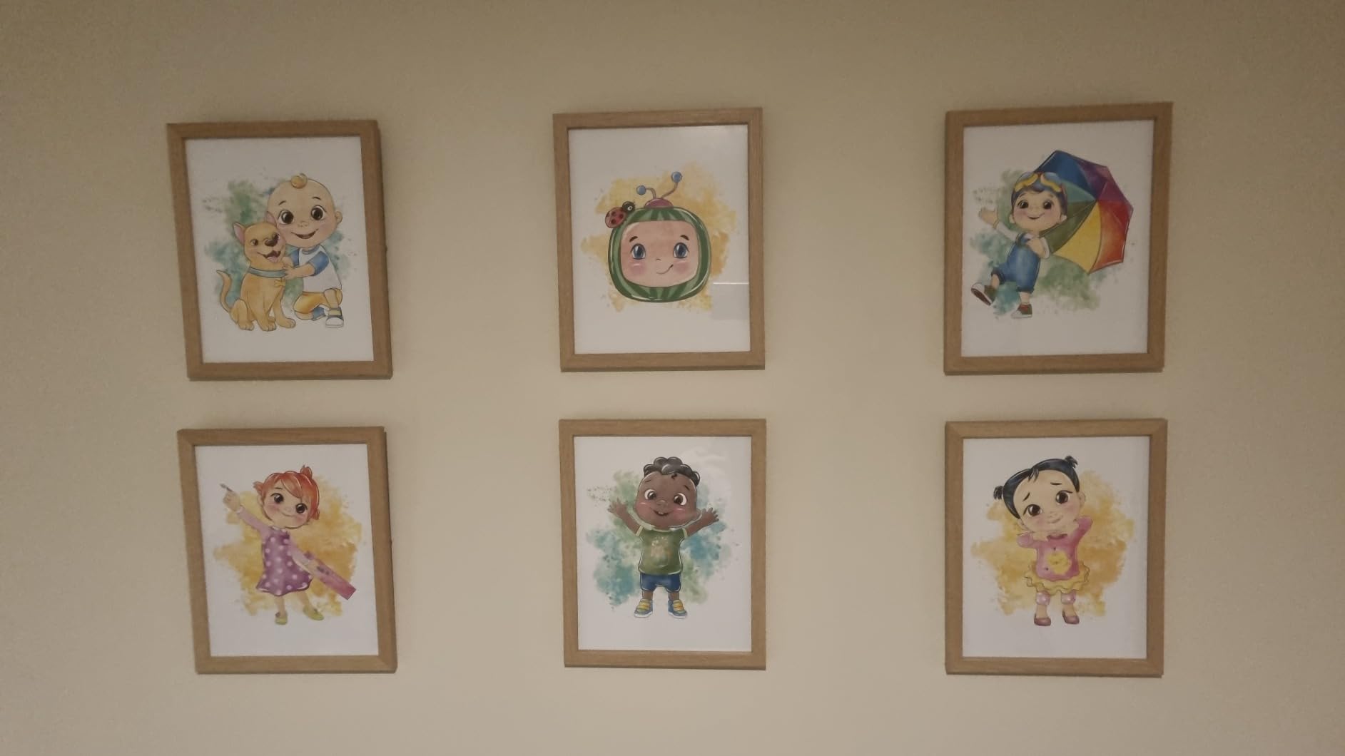 Nistio® Cocomelon Kids Room, Nursery Wall Art Prints, Watercolor ...