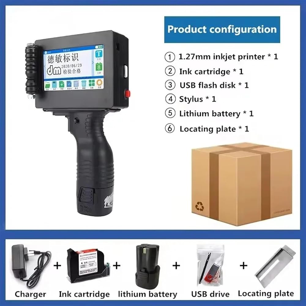 D10 Portable 12.7mm Inkjet Printer Online Variable Nepal | Ubuy