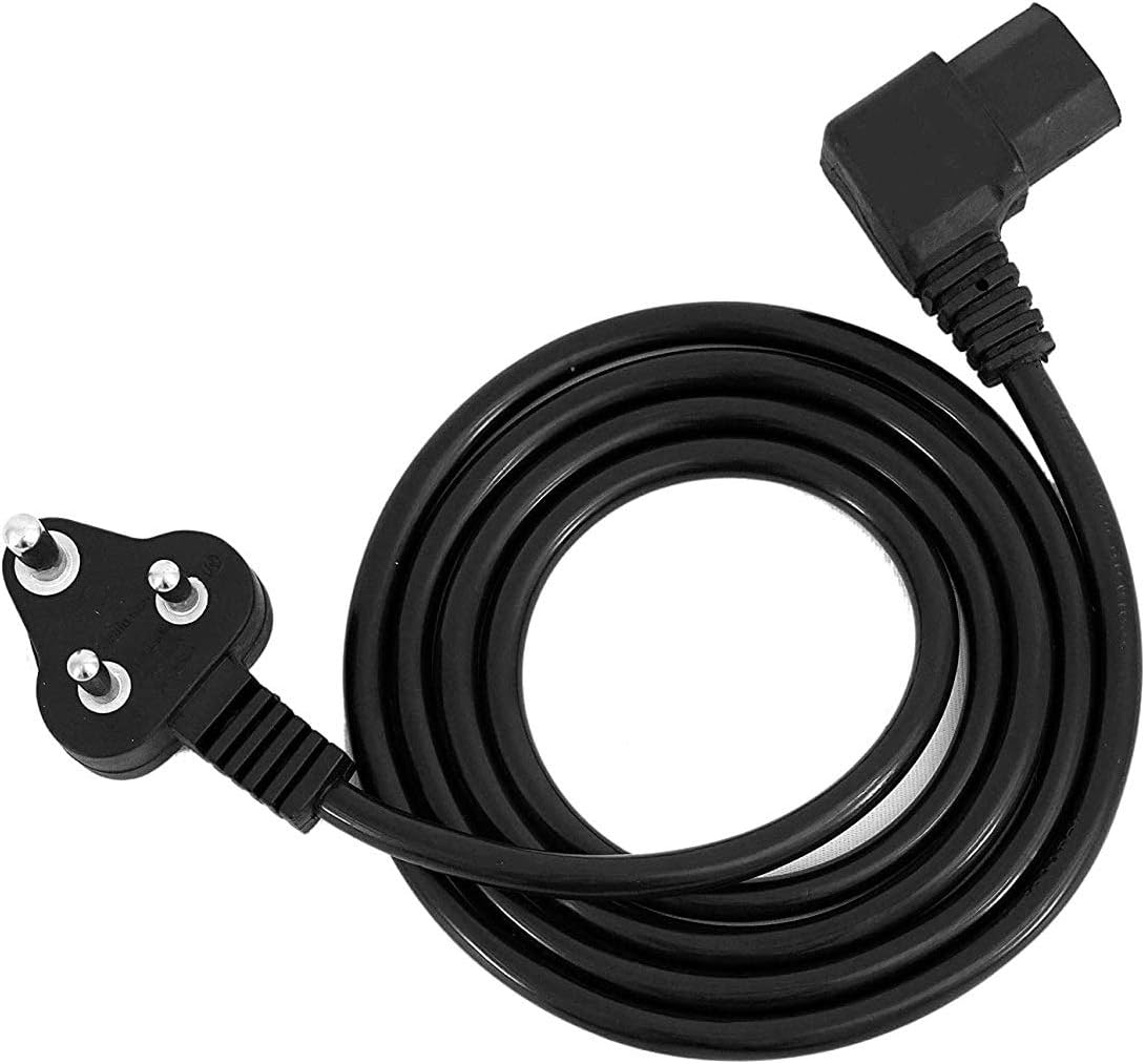 FEDUS 1.8 Meter 90 Degree L Shape 3 Pin Computer Power Cord for ...