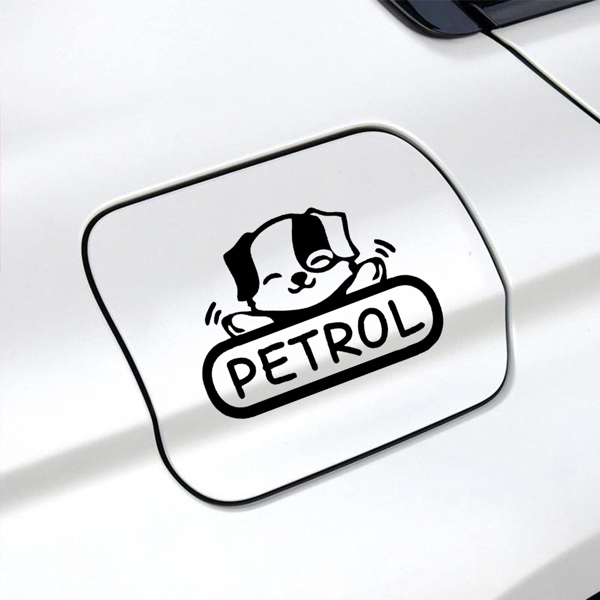Seenu Kada Petrol Sticker for Car Fuel Tank, Funny, Dog, Self Adhesive ...