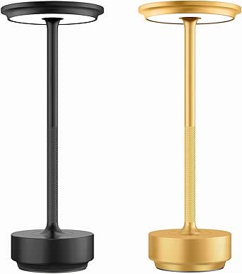 Cordless Table Lamps, Battery Powered Rechargeable Portable Touch LED ...