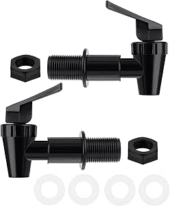 Amazon.com: 2 Pack Plastic Water Spigot, Replacement Cooler Faucet ...