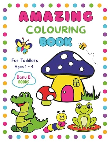 Easy Colouring Book For Toddlers : Joyful and Big Colouring Pages for ...