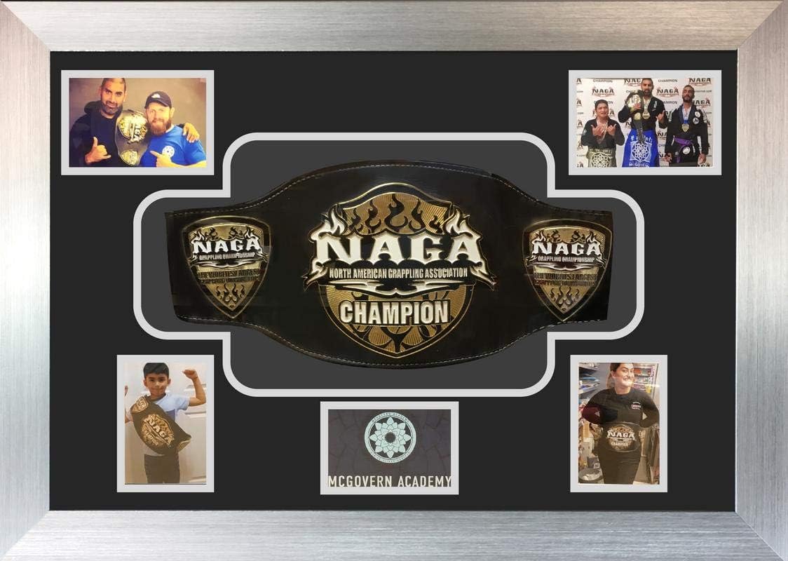 Kwik Picture Framing Ltd Naga Grappling Championship Belt Display Case ...