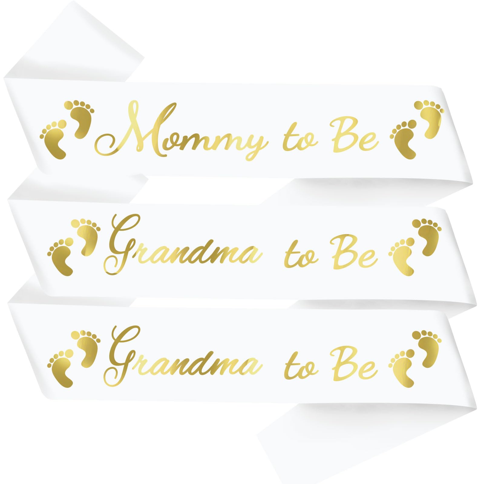 Amazon.com: Mommy to be sash, Grandma to be 2 Sashes - Baby Shower ...