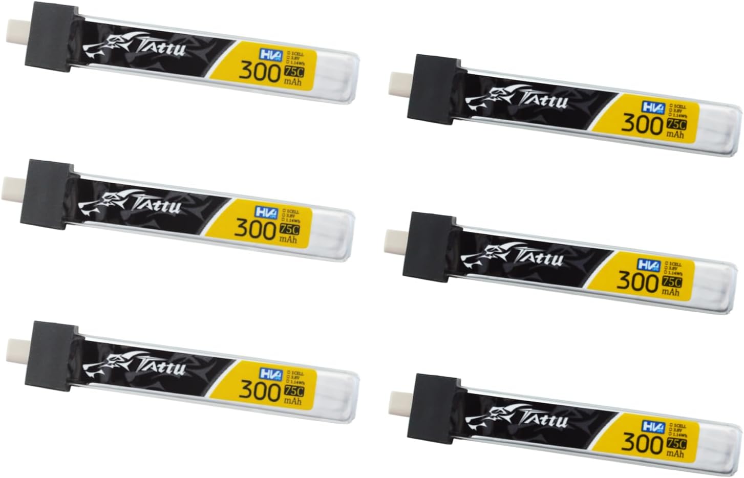 Amazon.com: BETAFPV 5pcs Lava 1S 260mAh Lipo Battery 3.8V 80C LiHV Battery with BT2.0 Connector ...