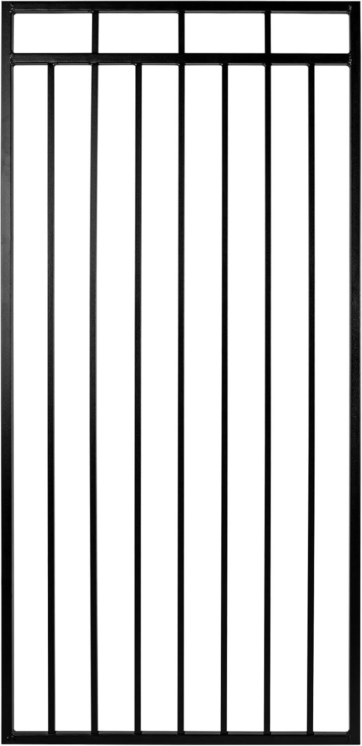 Nuvo Iron Benitoite Gate (36-Inch Wide Opening) 33-Inch Wide x 68-Inch ...