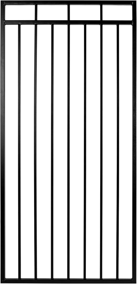 Nuvo Iron Benitoite Gate (36-Inch Wide Opening) 33-Inch Wide x 68-Inch ...