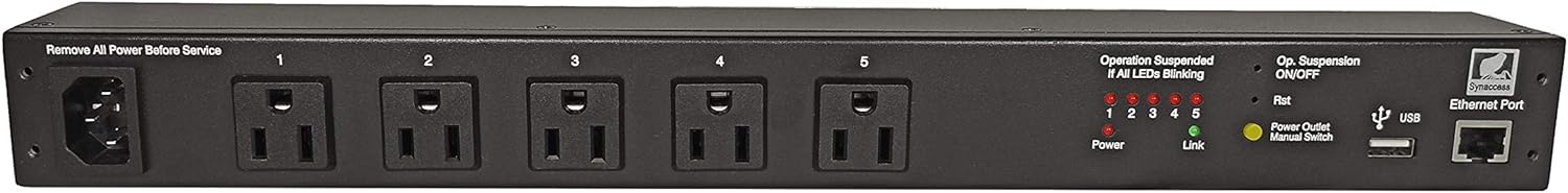 Amazon.com: Synaccess netBooter NP-05B Remote Switched PDU with 5 Power ...