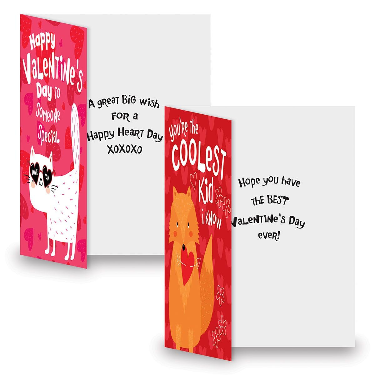 St Valentines Day Cards Kiss Mark Valentine's Day Note Card Little