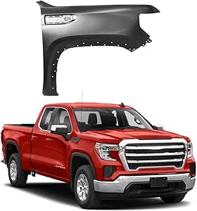 Amazon.com: Topnault Front fender compatible with GMC Sierra 1500 2019 ...